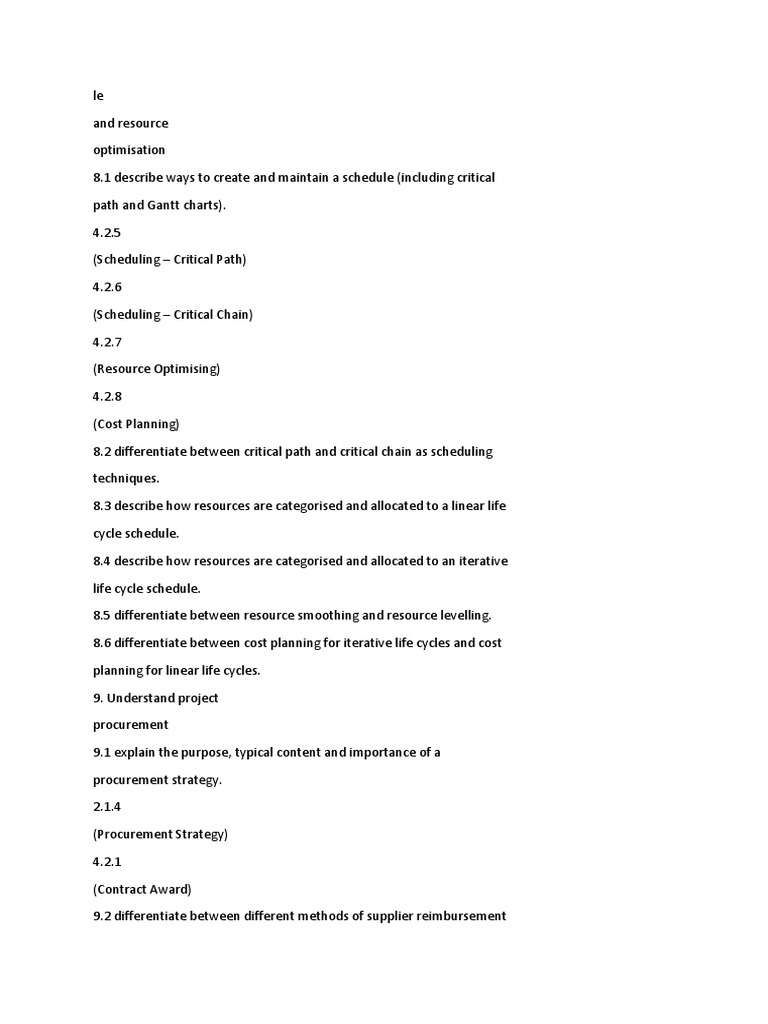 Project Management Notes | PDF