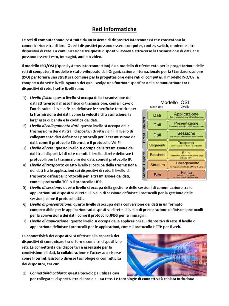 Reti Informatiche | PDF
