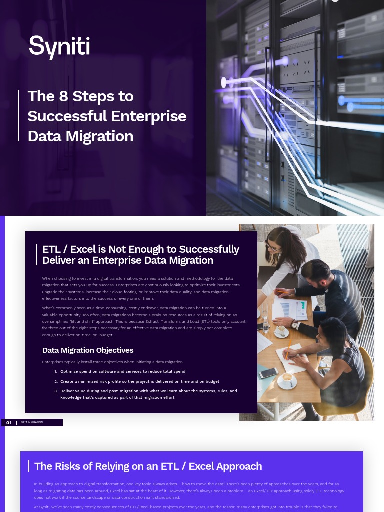 The 8 Steps To Successful Enterprise Data Migration | PDF | Cloud Computing | Data