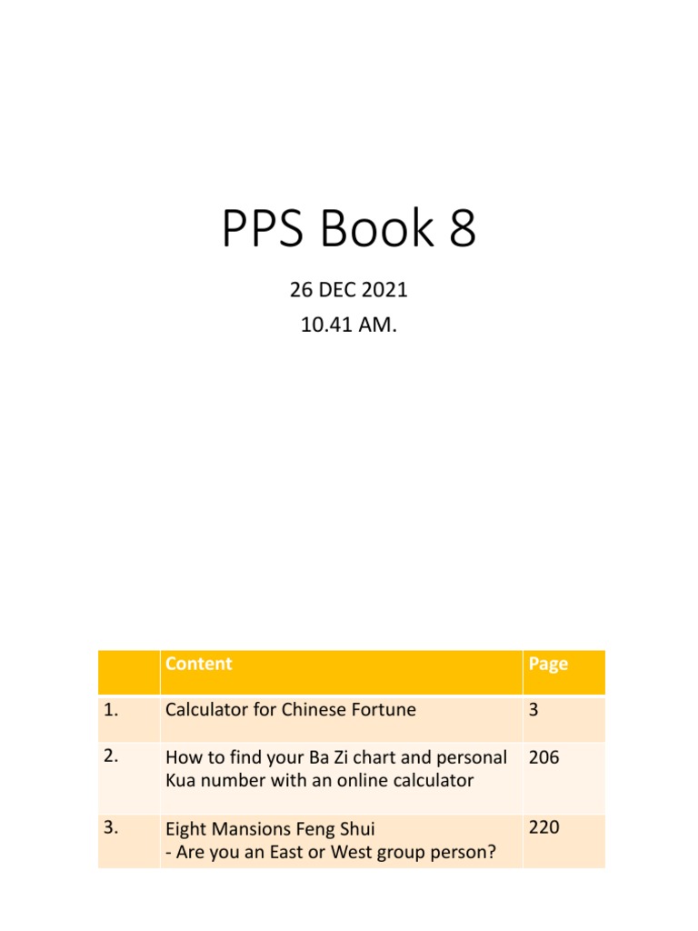 PPS Book 8 | Download Free PDF | Divination