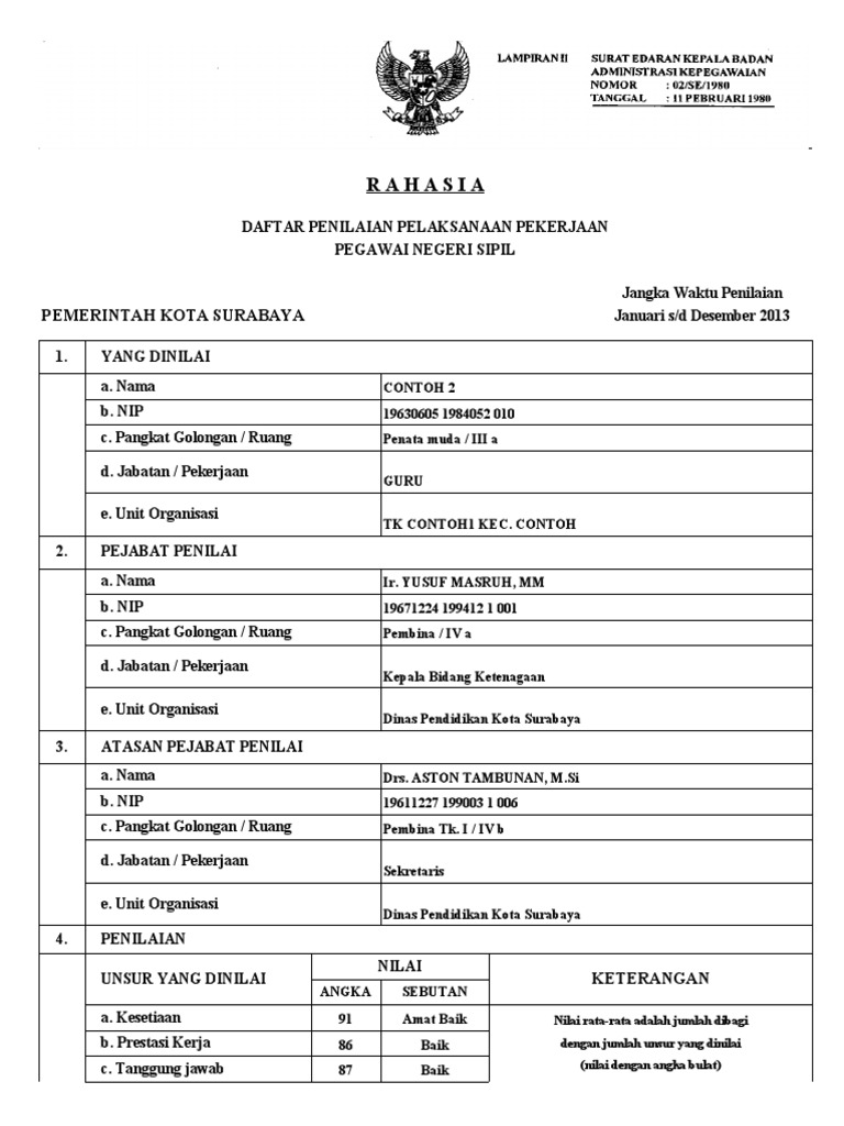 Contoh Format dp3 | PDF