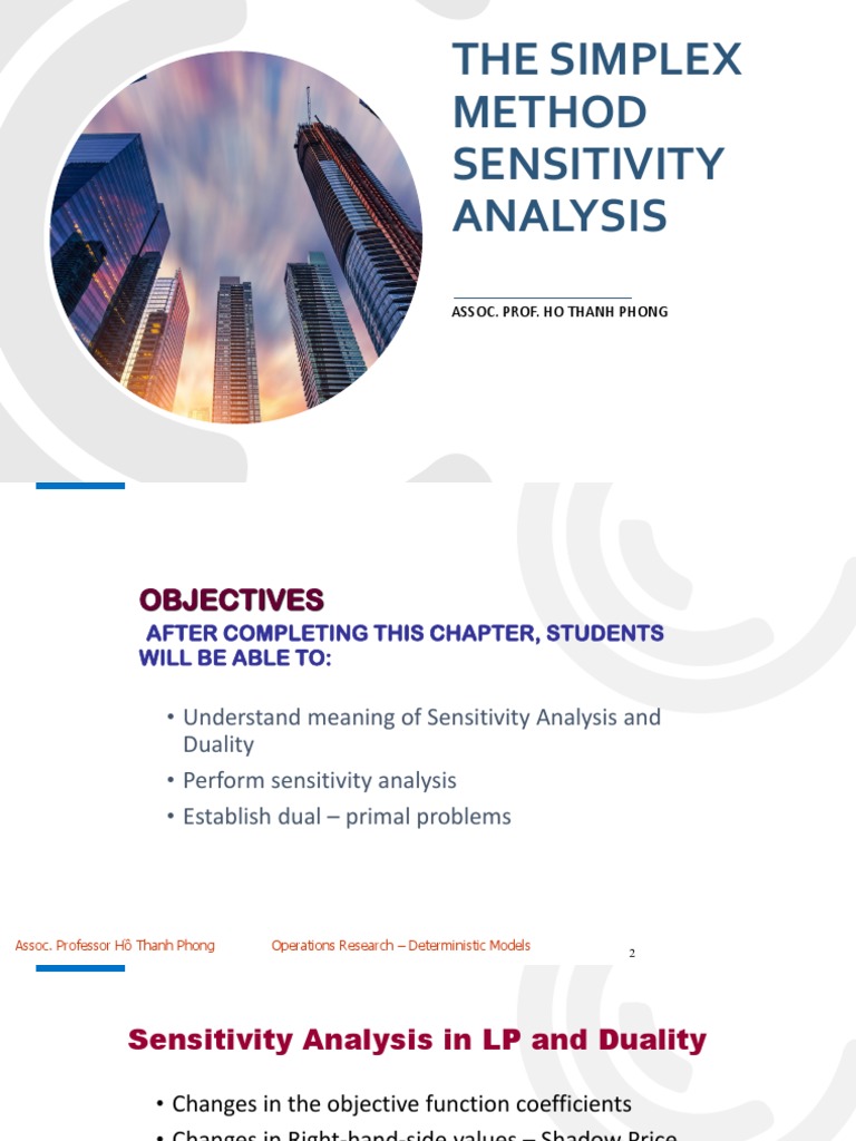 Chapter 4 Linear Programming Sensitivity Analysis And Duality Pdf Mathematics Of Computing