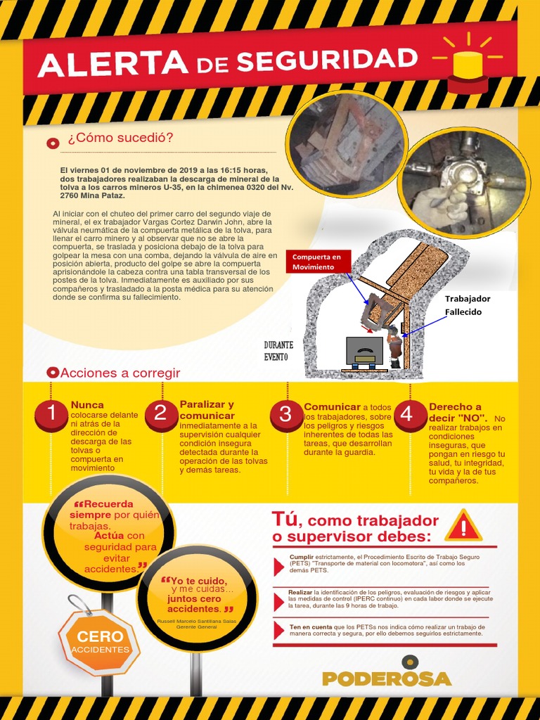 Poster Alerta Seguridad - Arca Sac | PDF