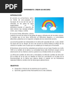 SECUENCIA DIDACTICA El Arcoiris | PDF | Arco iris | Ligero