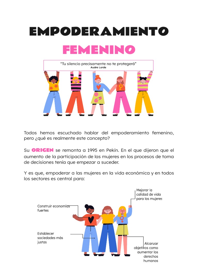 EMPODERAMIENTO FEMENINO-LAURA G, CARLOTA L y NEREA P - Documentos de Google | PDF ...