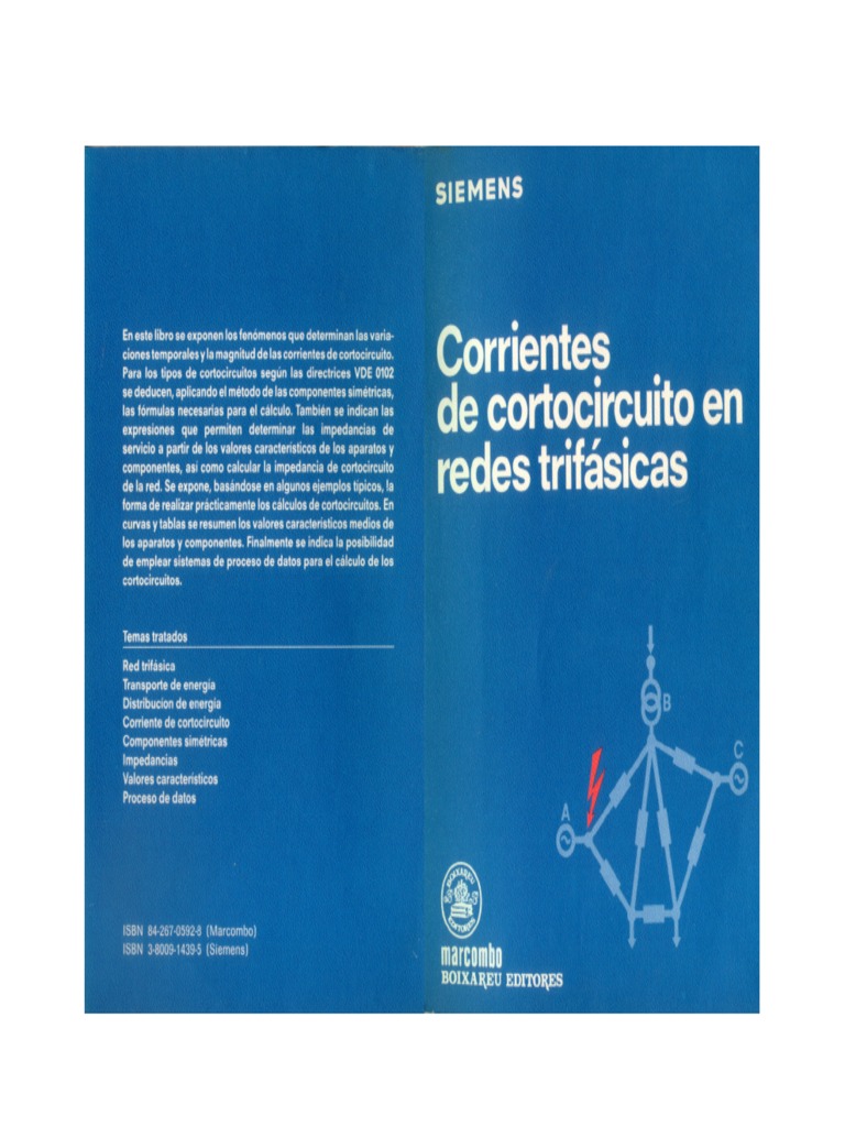 Corrientes de Cortocircuito en Redes Trifásicas - Roeper | PDF