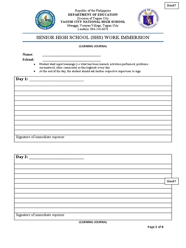 7 Learning Journals Week1 8 - With Summary9 23 17 | PDF | Government ...