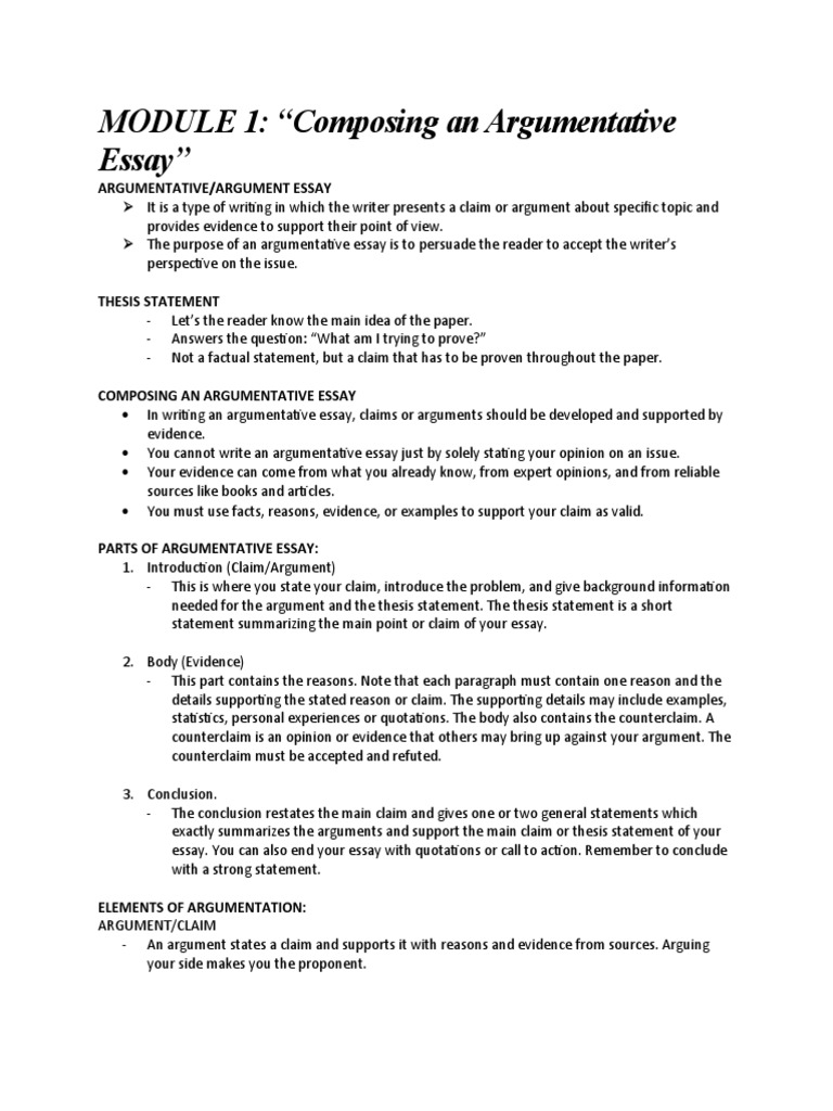Developing Strong Arguments: A Guide to Composing Effective ...