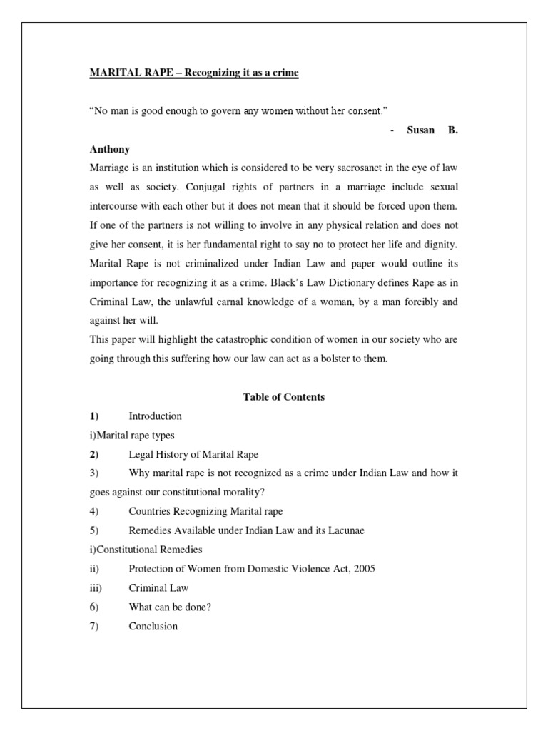 Nimisha Pal Marital Rape | PDF | Rape | Marriage