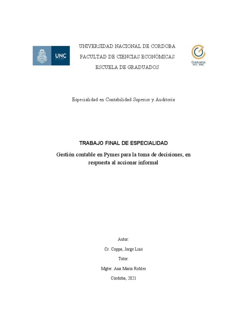 Coppa, J. L. (2021) - Gestión Contable en Pymes para La Toma de ...