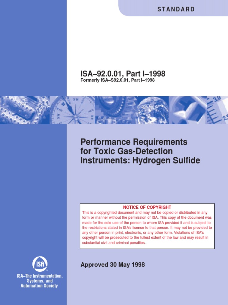 ISA-92.0.01 (1998) Part I | PDF | Patent | Calibration