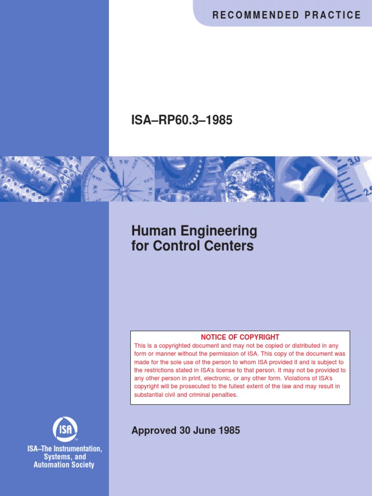 Isa-60.3 (1985) | PDF | Information | Lighting