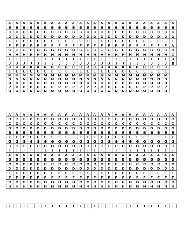 LETTER TABBING | PDF