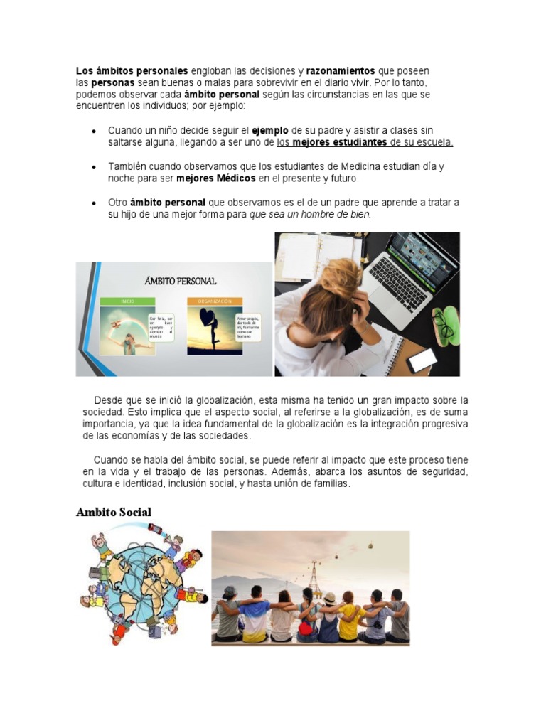 Los Ámbitos Personales | PDF