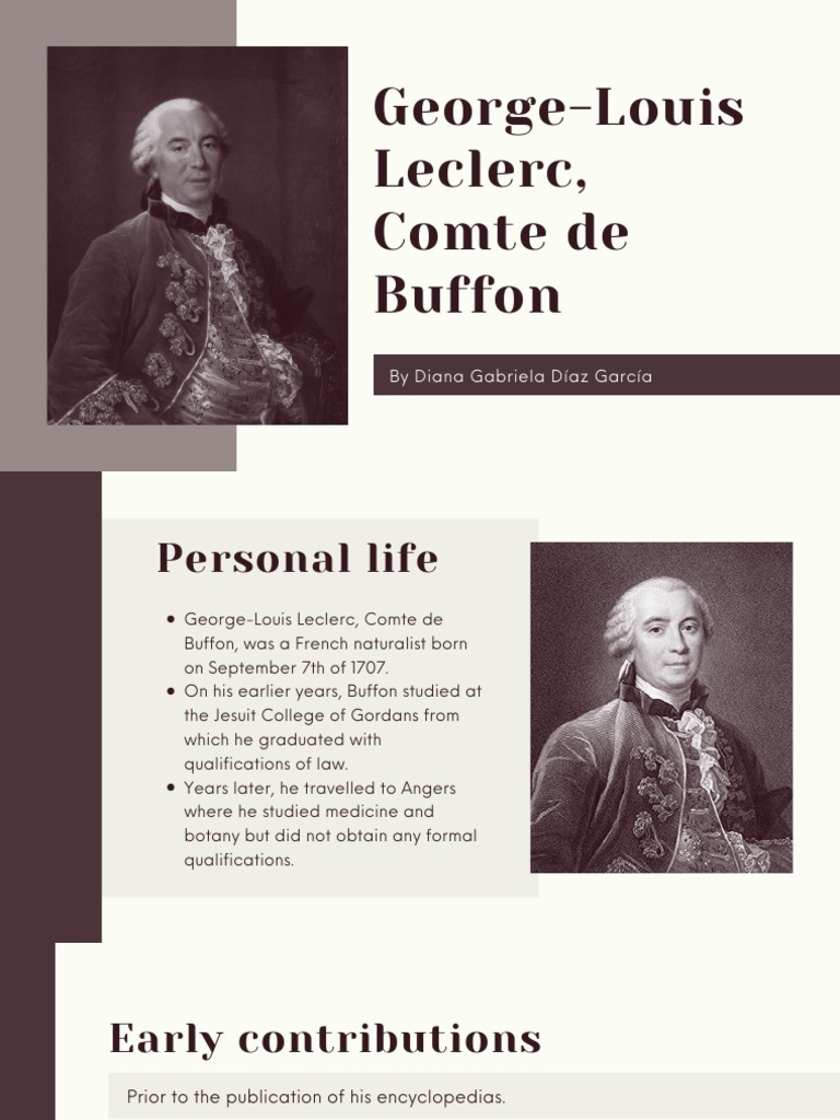 Buffon | Download Free PDF | Science