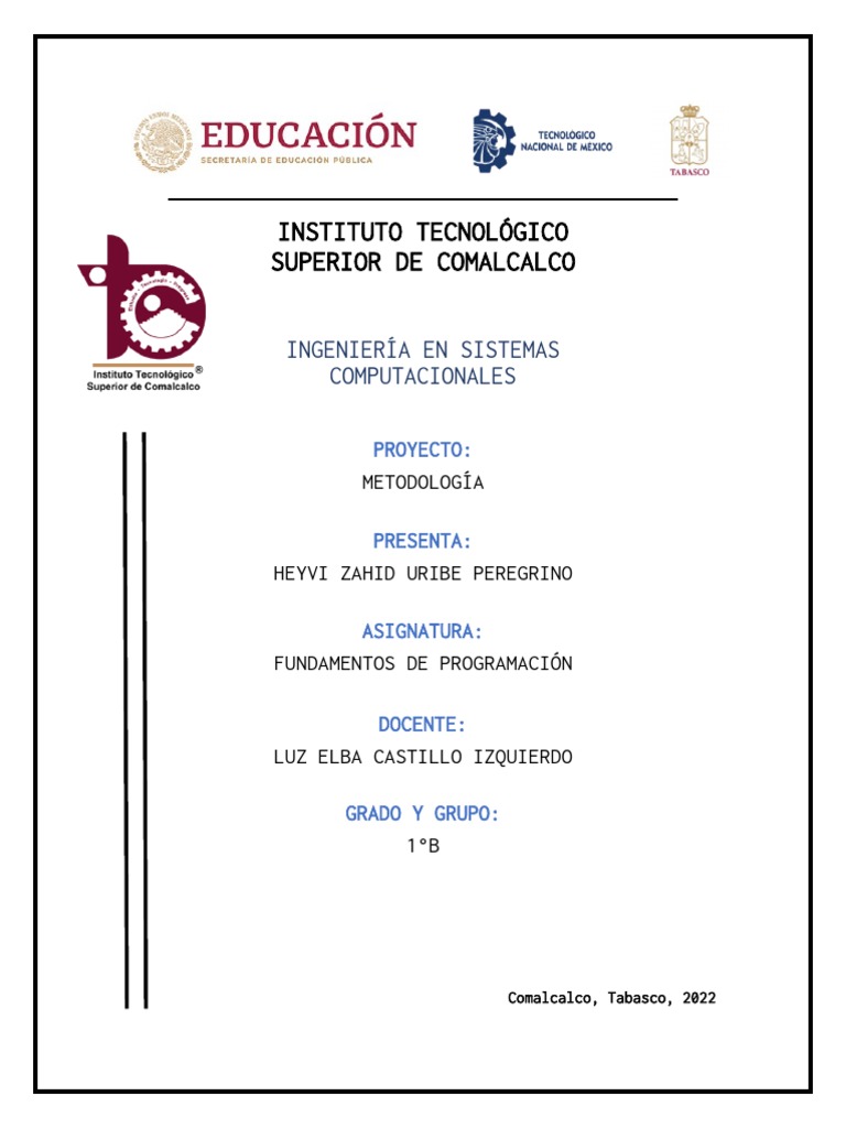 Instituto Tecnológico Superior de Comalcalco: Ingeniería en Sistemas Computacionales | Descargar ...