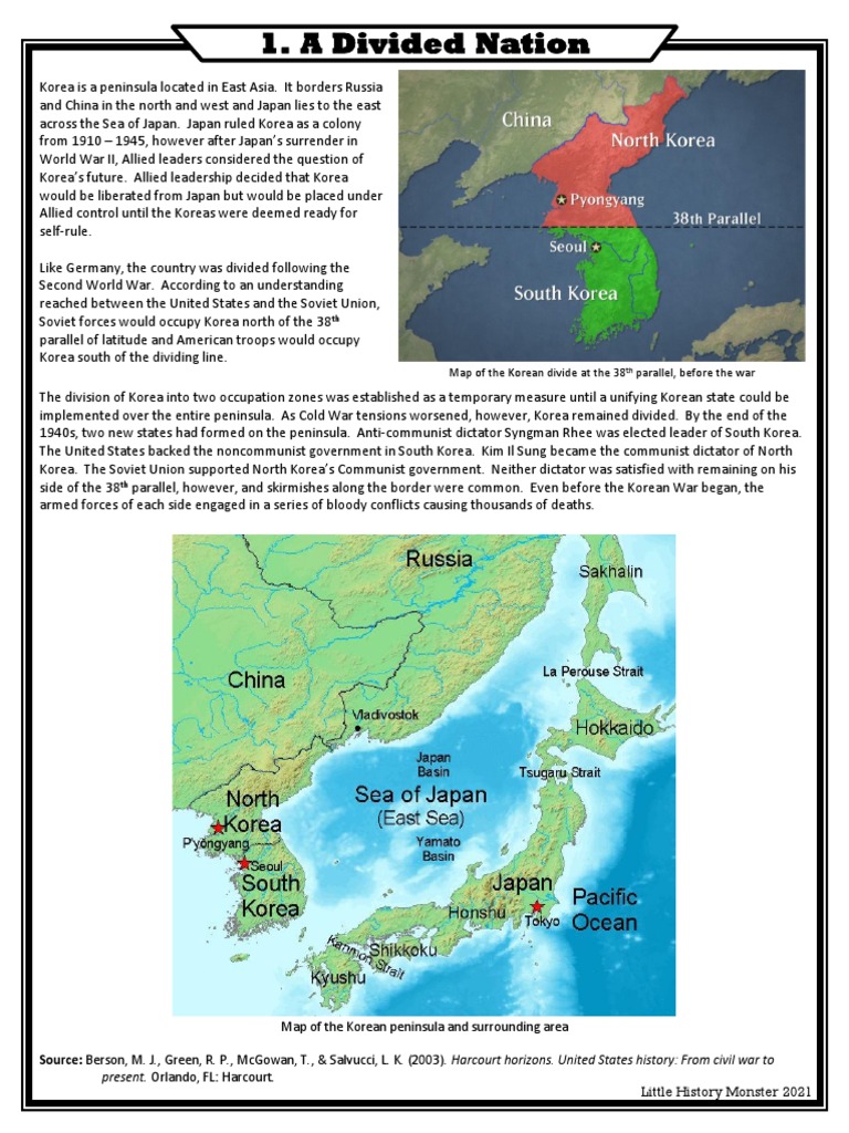 Korean War Stations Activity | PDF | Korean War | World Politics