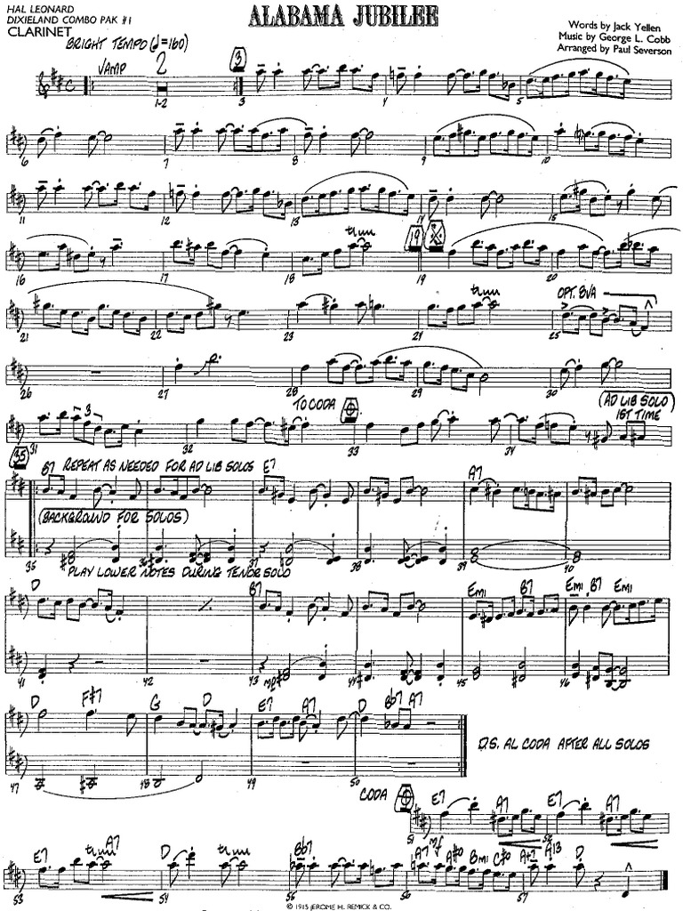 Alabama Jubilee | PDF