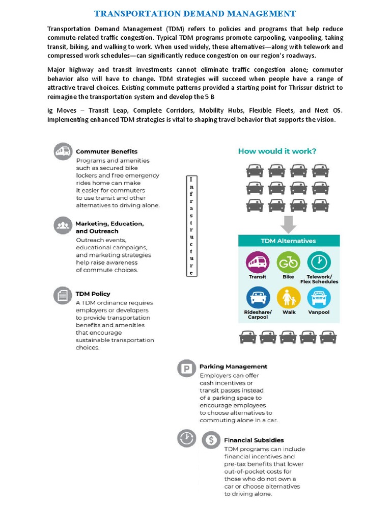 Effective Transportation Demand Management | PDF