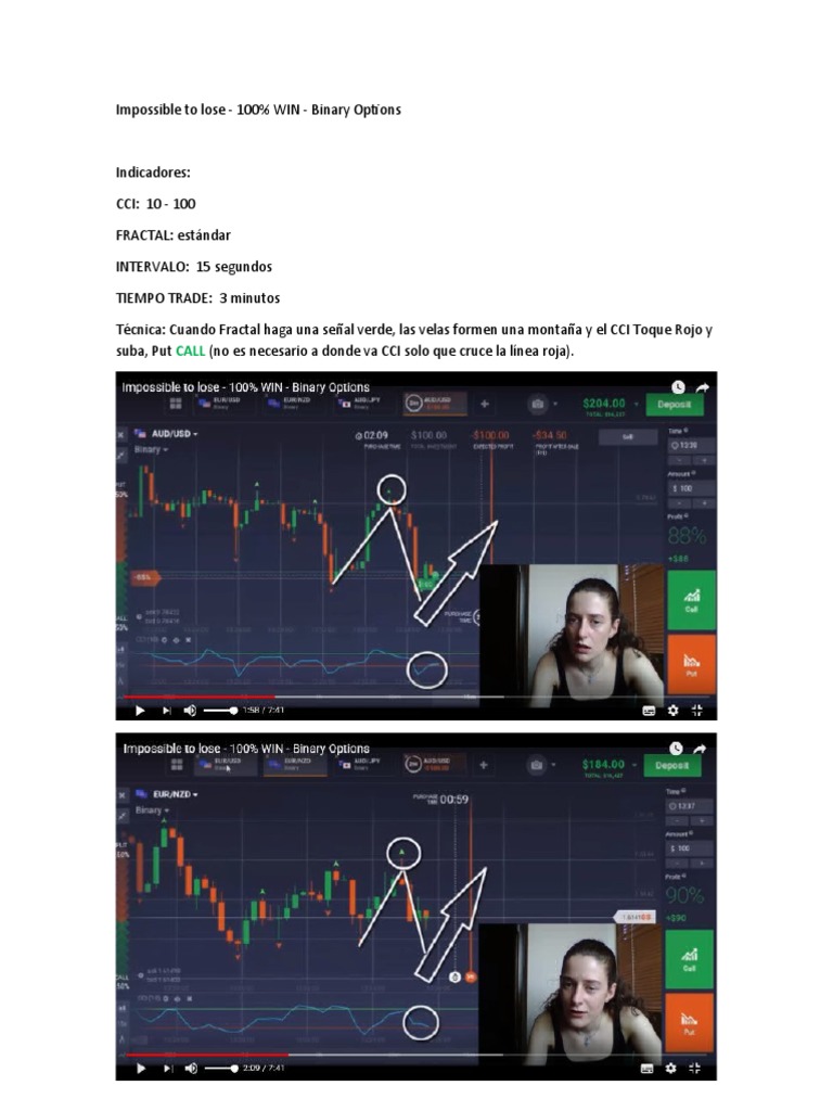 Tecnicas Ganadoras IQ Option | PDF | Comercio | Fraude