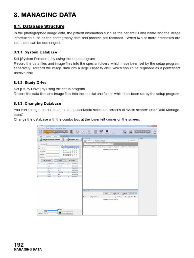 Managing Data: 8.1. Database Structure | PDF | Computer File | Software