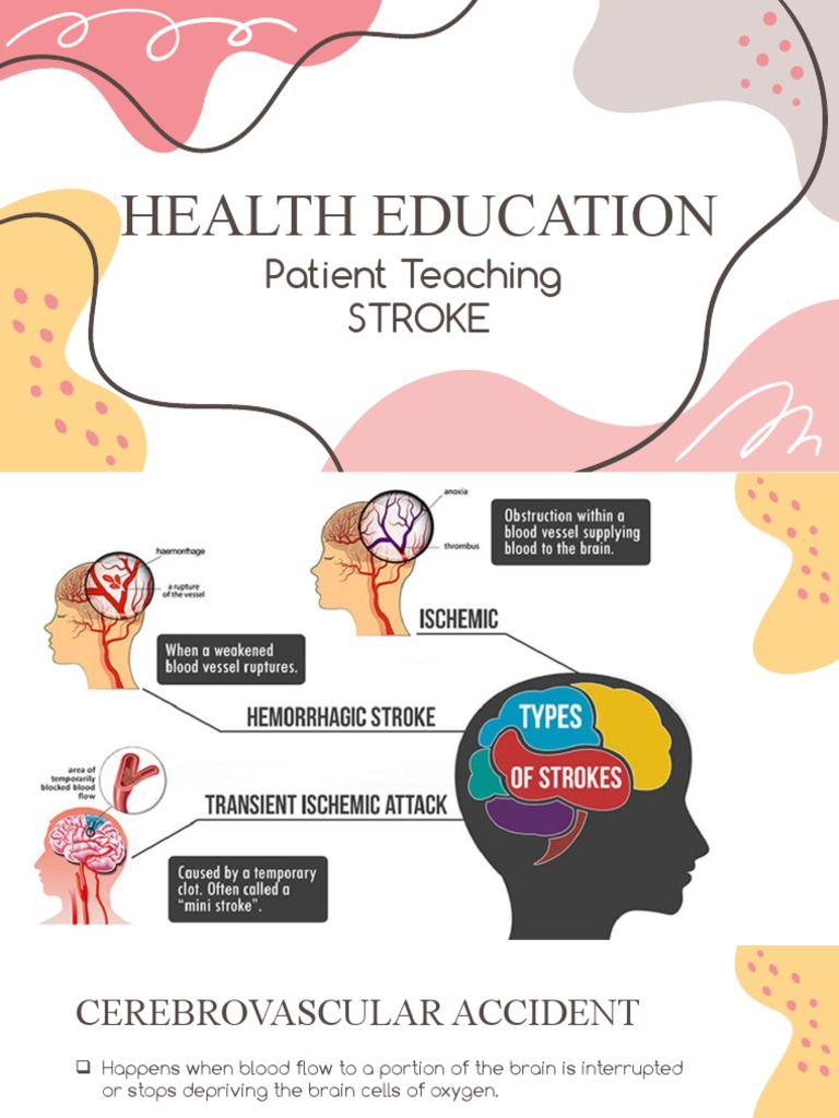 Health Education: Patient Teaching Stroke | Download Free PDF | Stroke ...