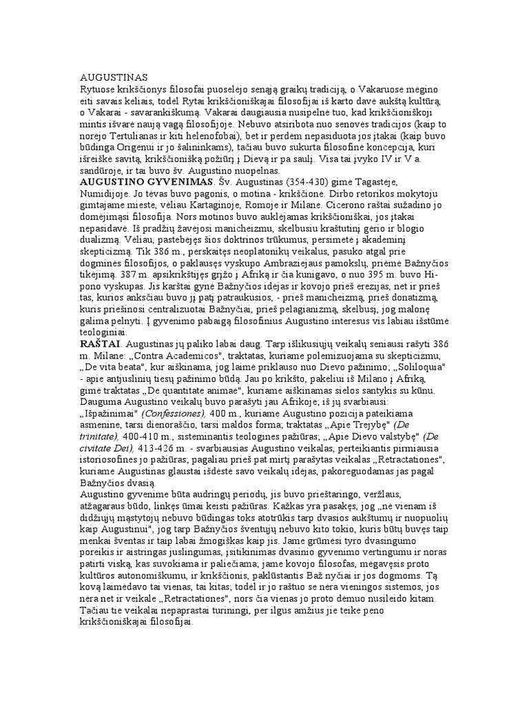 35 Šv. AUGUSTINAS | PDF
