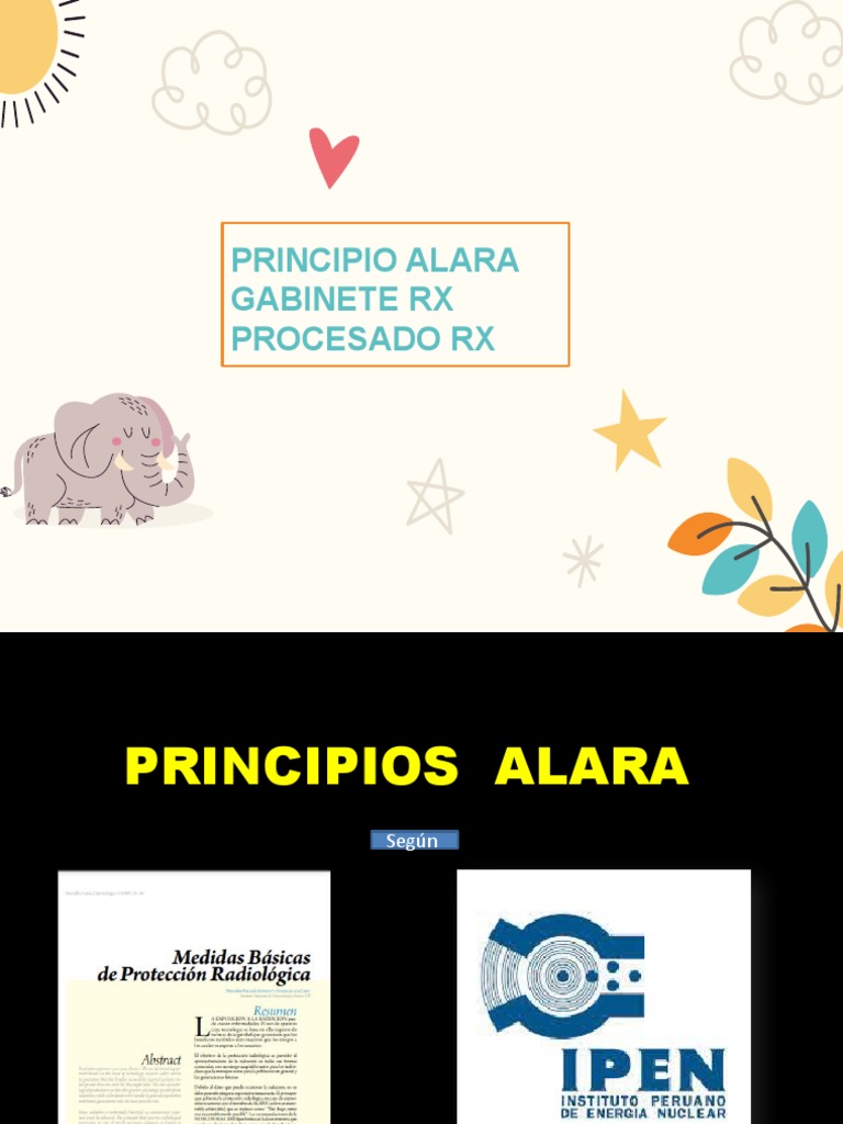 Protección Radiológica y Principio ALARA | PDF | Radiación ionizante ...