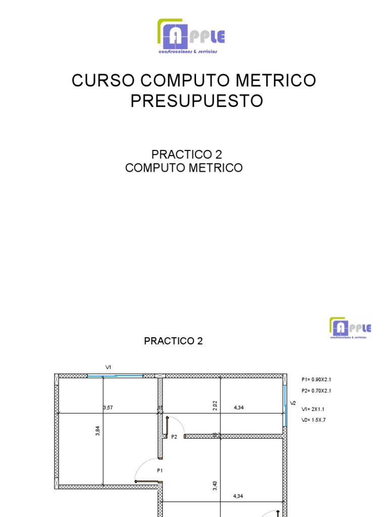 Curso Computo Metrico Presupuesto | PDF | edificio | Diseño arquitectonico