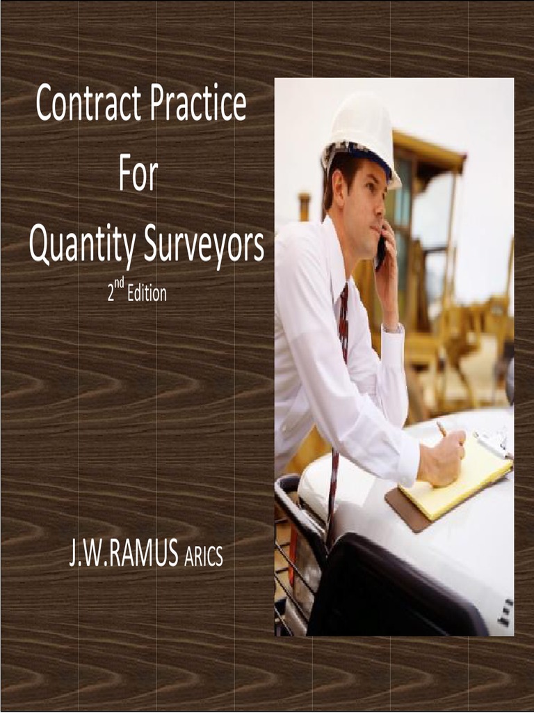 Contract Practice for Quantity Surveyors | PDF