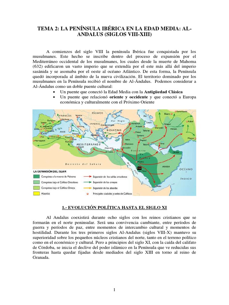Tema 2 Al Andalus Pdf Al Andalus España