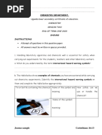 Wakissha Joint Mock Examination Uace 5152 Agriculture Past Paper 2024 | PDF