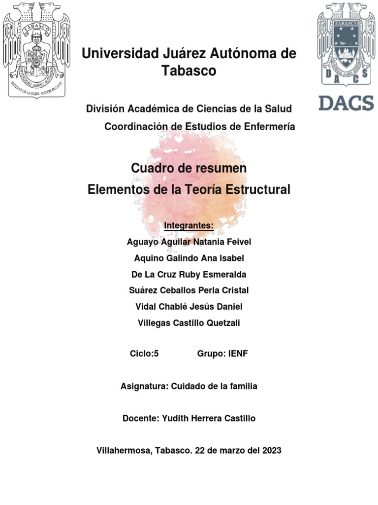 Cuadro de Resumen | PDF | Familia