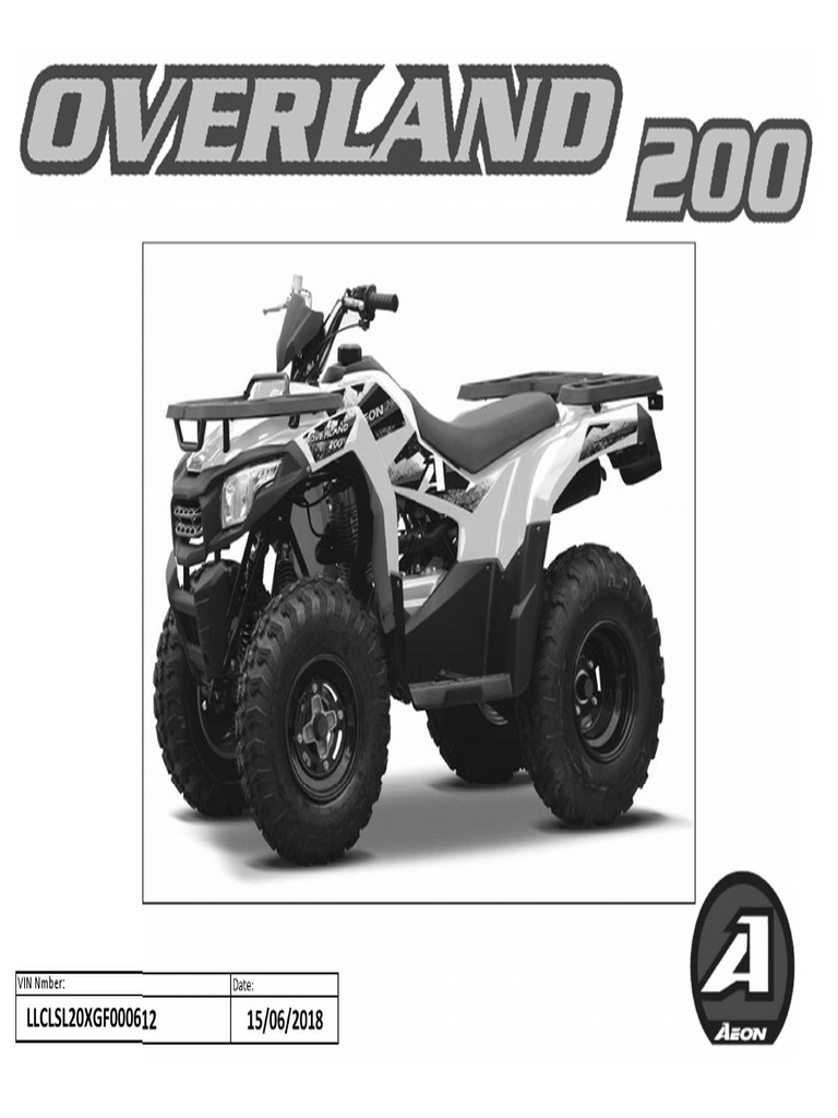 Overland - 200 LLCLSL20XGF000612 2 | PDF | Axle | Screw