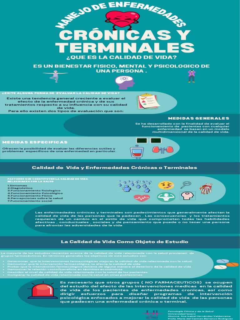 Manejo de Enfermedades Crónicas y Calidad de Vida | PDF | Condicion ...
