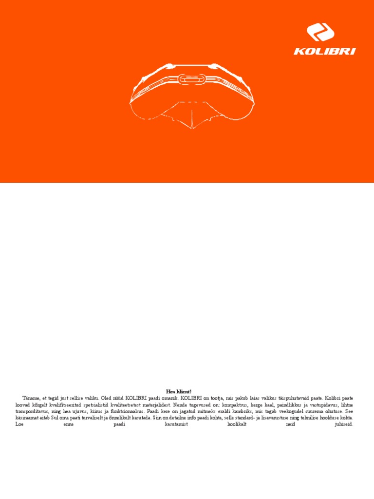 KOLIBRI User Manual EE | PDF