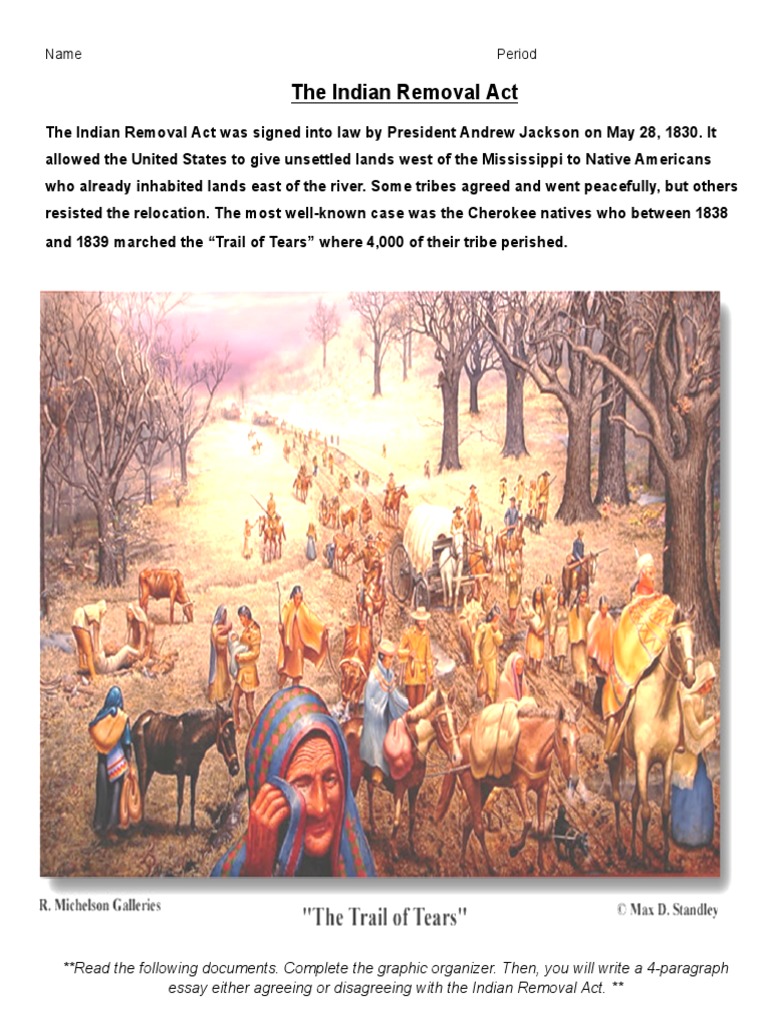 The Indian Removal Act | PDF | Native Americans In The United States ...