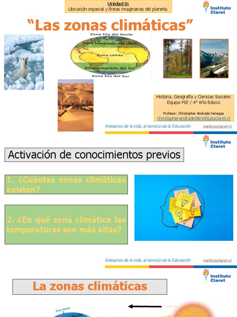 "Las Zonas Climáticas": Ubicación Espacial y Líneas Imaginarias Del ...