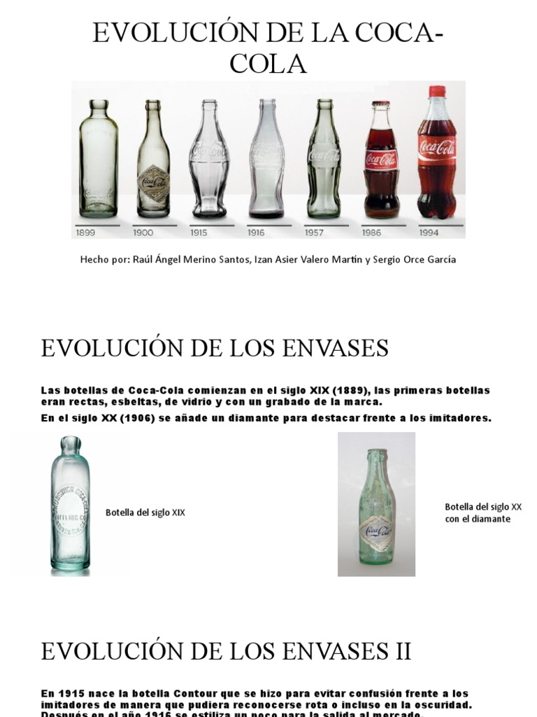 Evolución de Los Envases de COCA-COLA | PDF