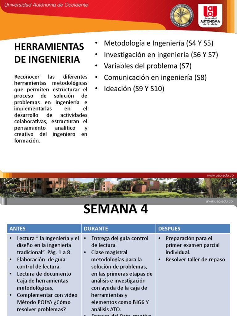 Presentacion Herramientas de Ingenieria | PDF | Software | Ingeniería