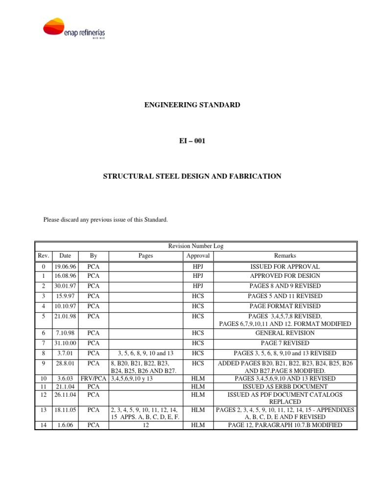 Engineering Standard | PDF | Screw | Structural Steel