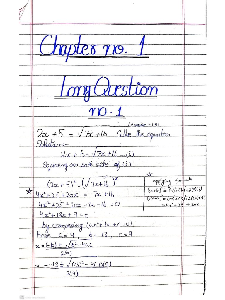 Grade 10 Solved Exercises | PDF Grade 10 Solved Exercises | PDF