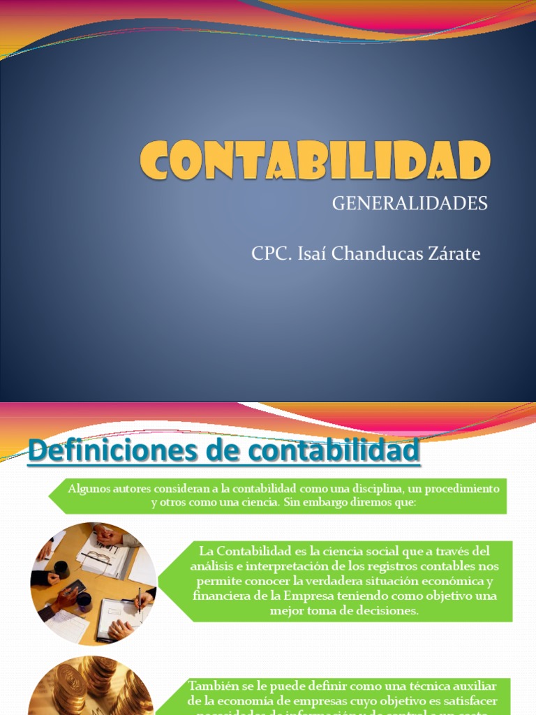 LA CONTABILIDAD - Isai | PDF | Contabilidad | Negocios económicos