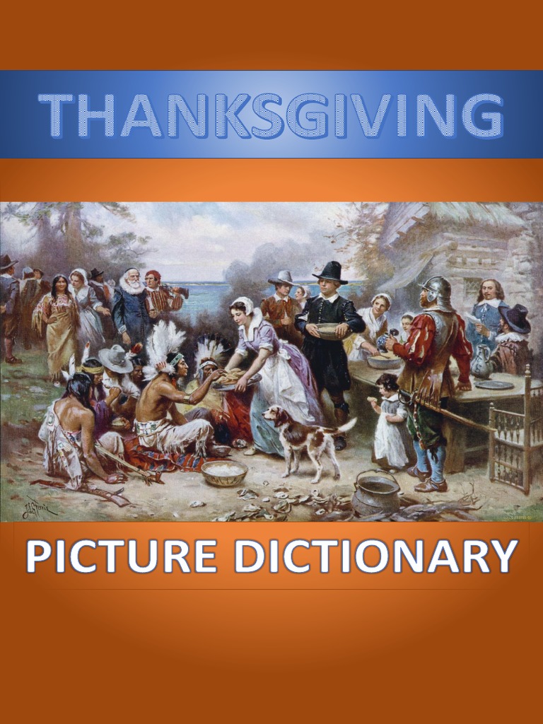 Thanksgiving Picture Dictionary | PDF