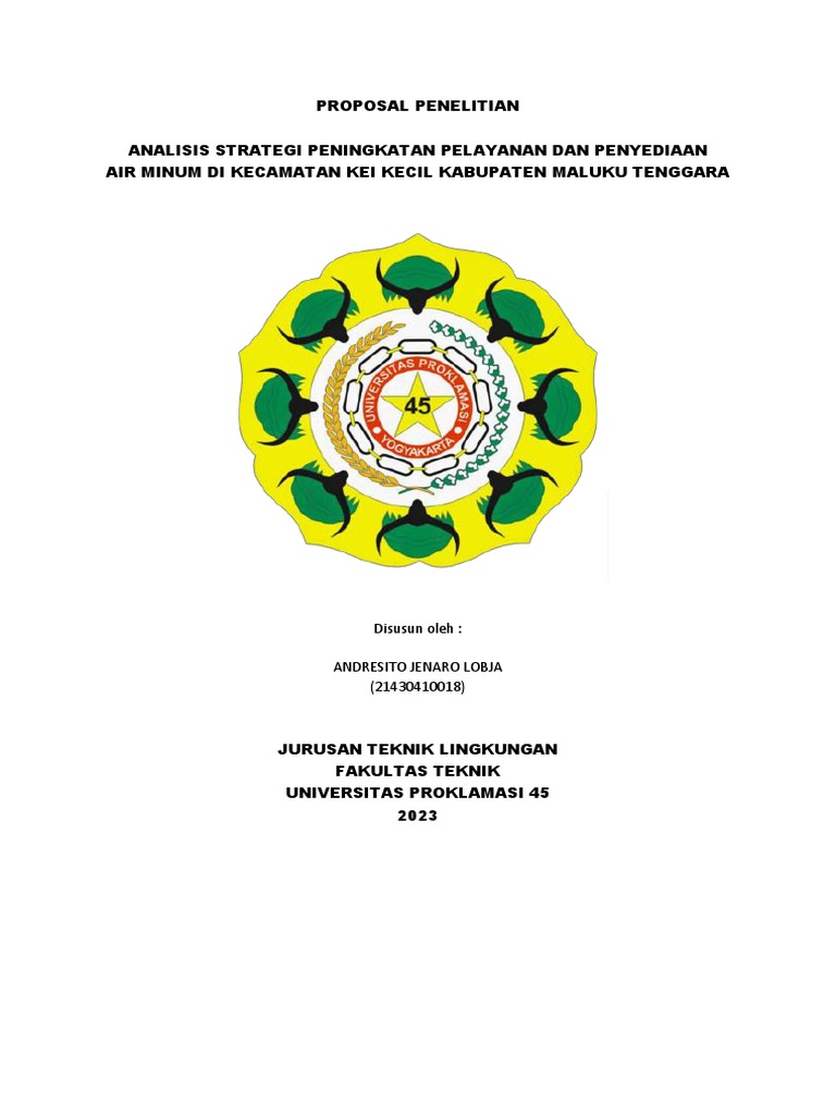 Strategi Pengelolaan Sistem Penyediaan Andre | PDF