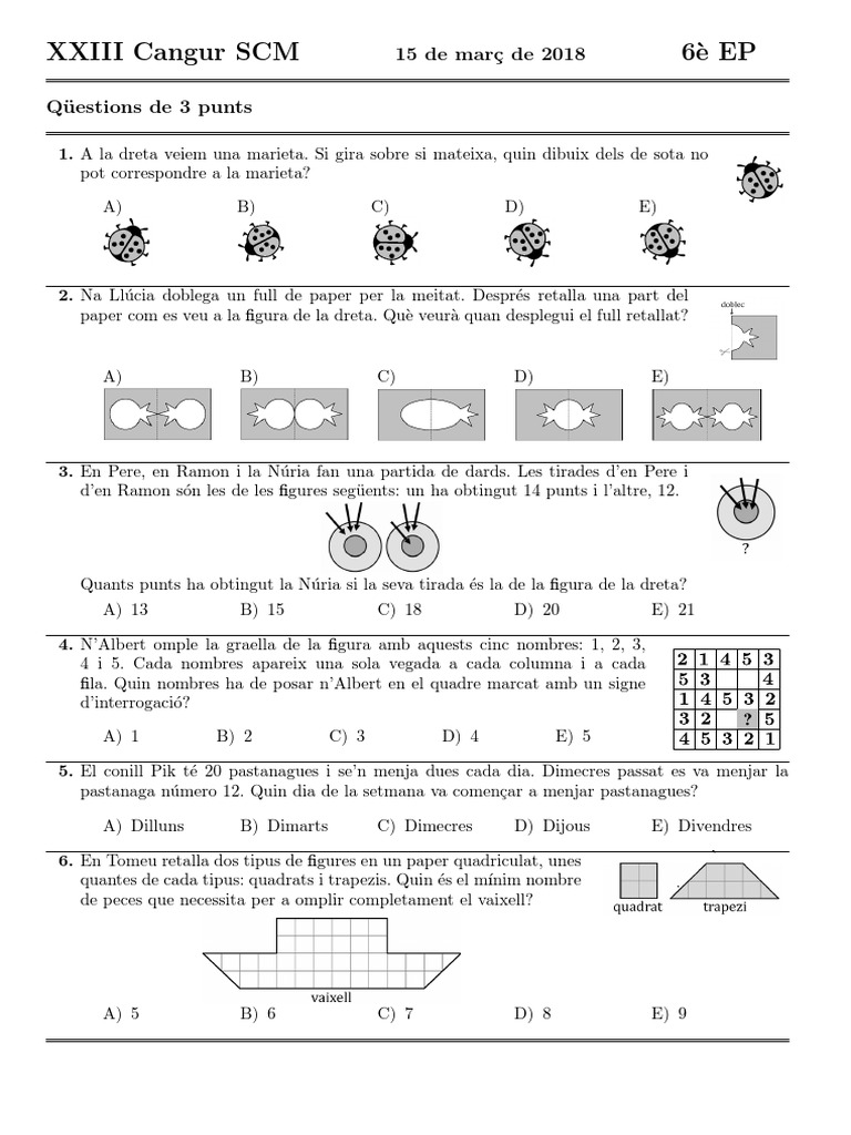 Cangur 6e | PDF