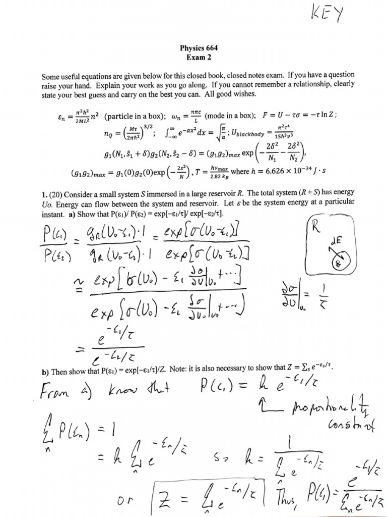 Exam 2 Solutions | PDF | Continuum Mechanics | Physical Quantities