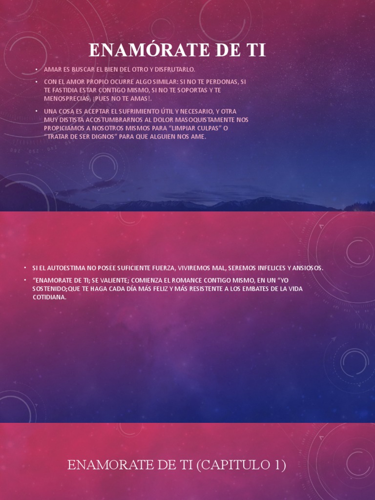 Enamórate de Ti: Claves del Autoamor | PDF | Autoestima | Amor