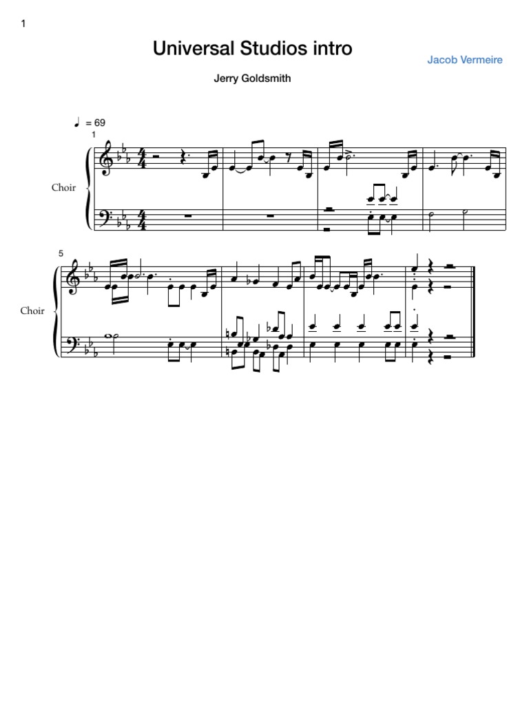 Universal Studios Intro | PDF