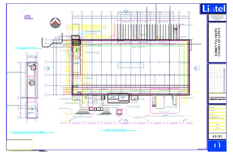 AE-101 (Rev.E) - Planta Arquitectónica General (Architectural Floor ...